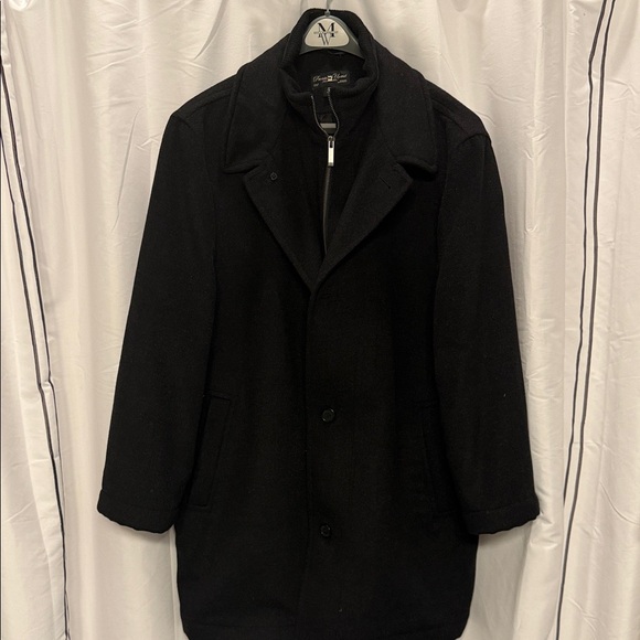 Pronto Uomo | Jackets & Coats | Pronto Uomo Classic Black Pea Coat ...
